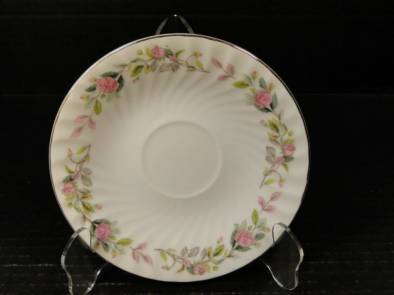 Creative Regency Rose 2345 Saucers Set of 2 | DR Vintage Dinnerware and ...
