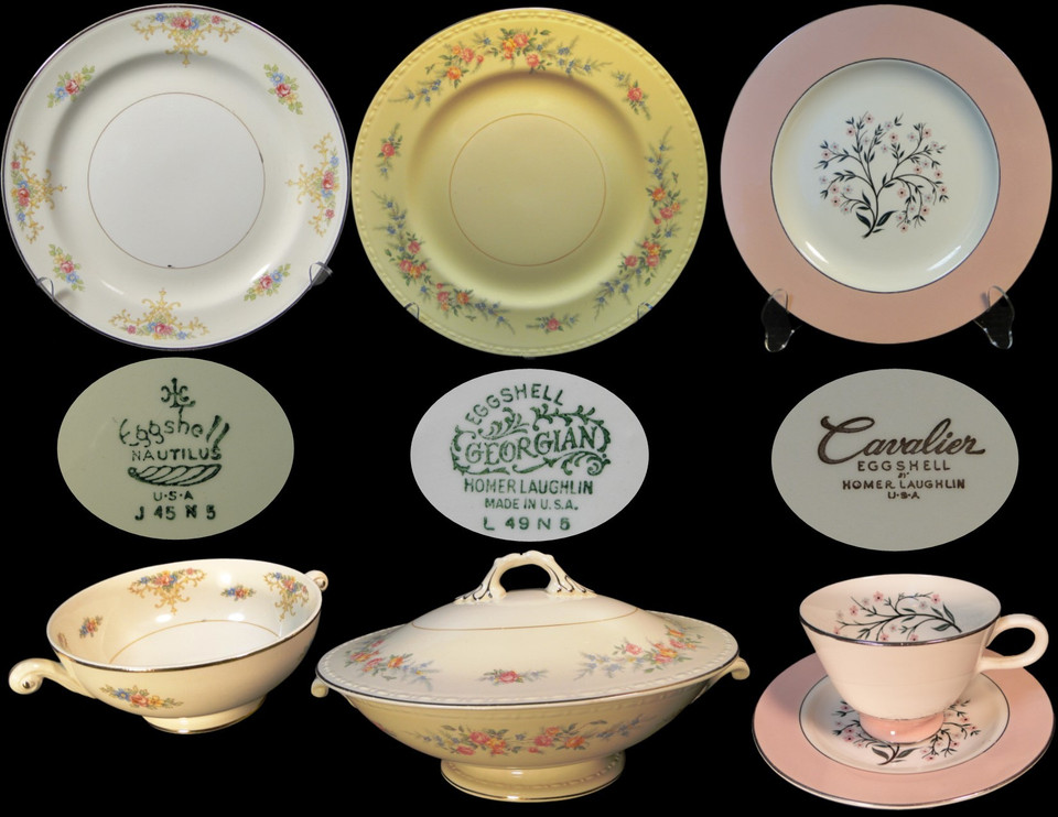 Homer Laughlin Eggshell Patterns