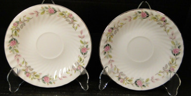 Creative Regency Rose 2345 Saucers Set of 2 | DR Vintage Dinnerware and ...