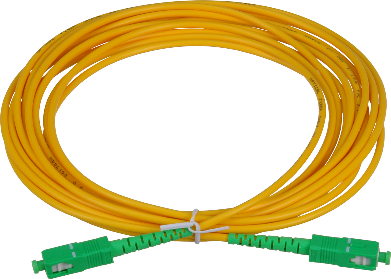 Digitek Optical Fiber Simplex SC-APC to SC-APC Patch Lead - 5M ...