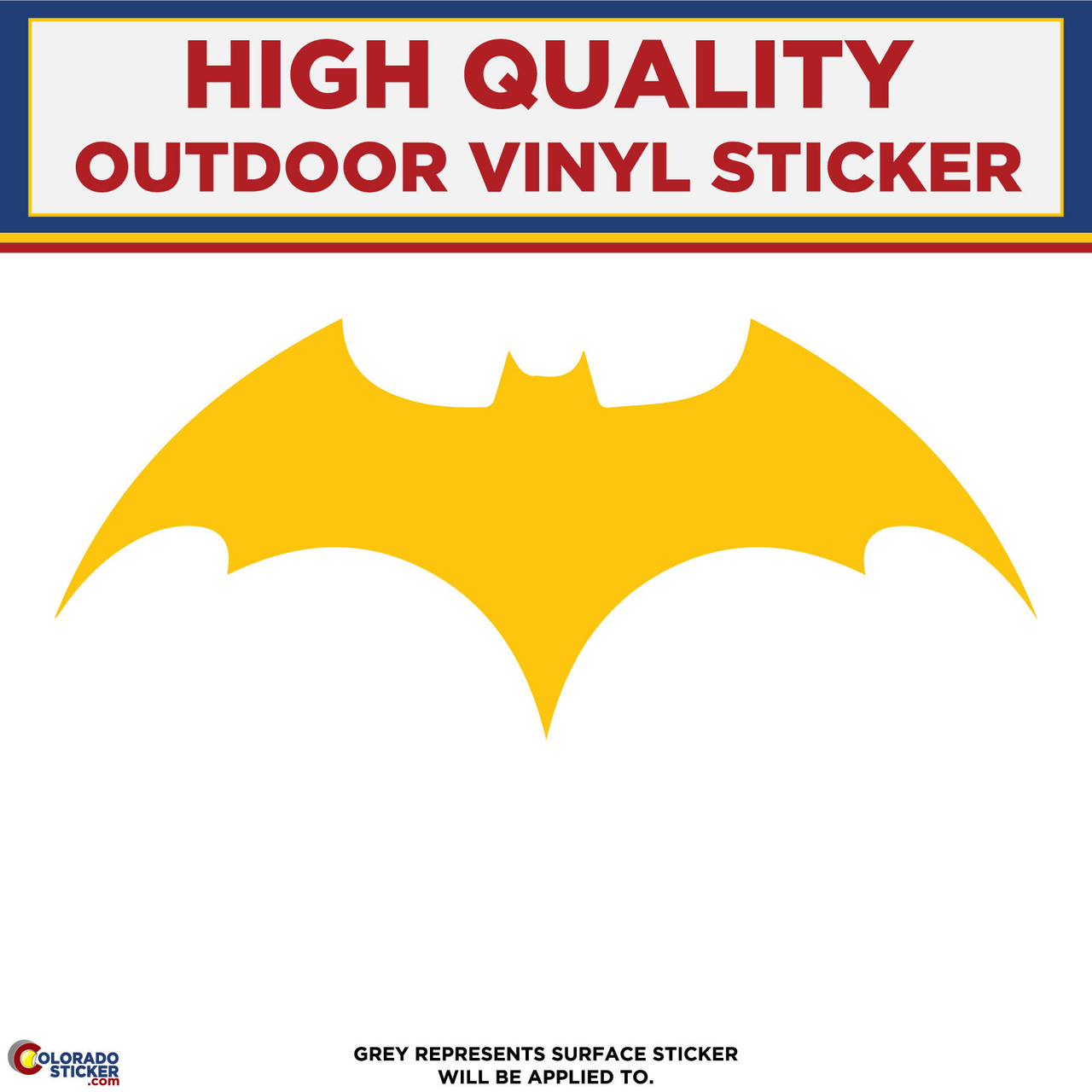 Batman Die Cut, High Quality Vinyl Stickers