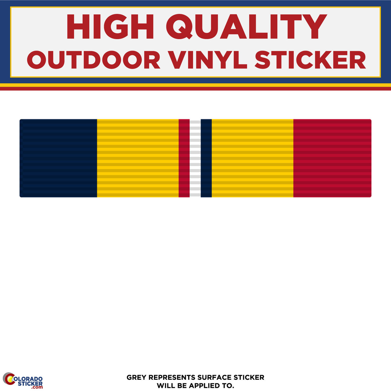 Combat Action Ribbon, High Quality Vinyl Stickers Perfect for your car ...