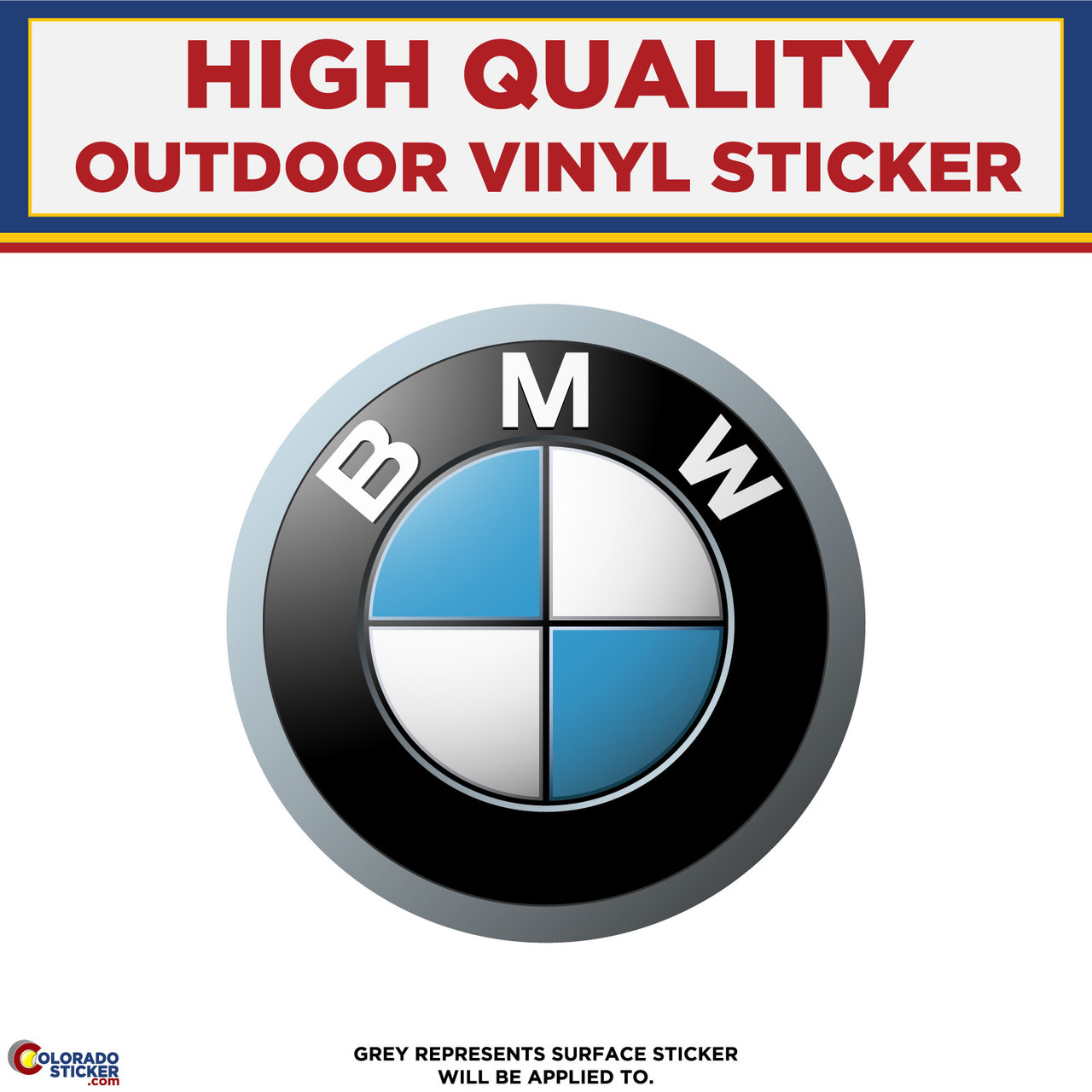 BMW Circle High Quality Vinyl Stickers Perfect for your car, window ...