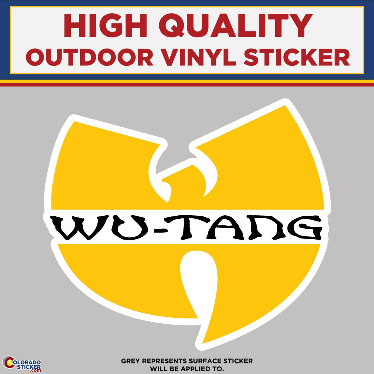 Wu Tang Clan, High Quality Vinyl Stickers Perfect for your car, window ...