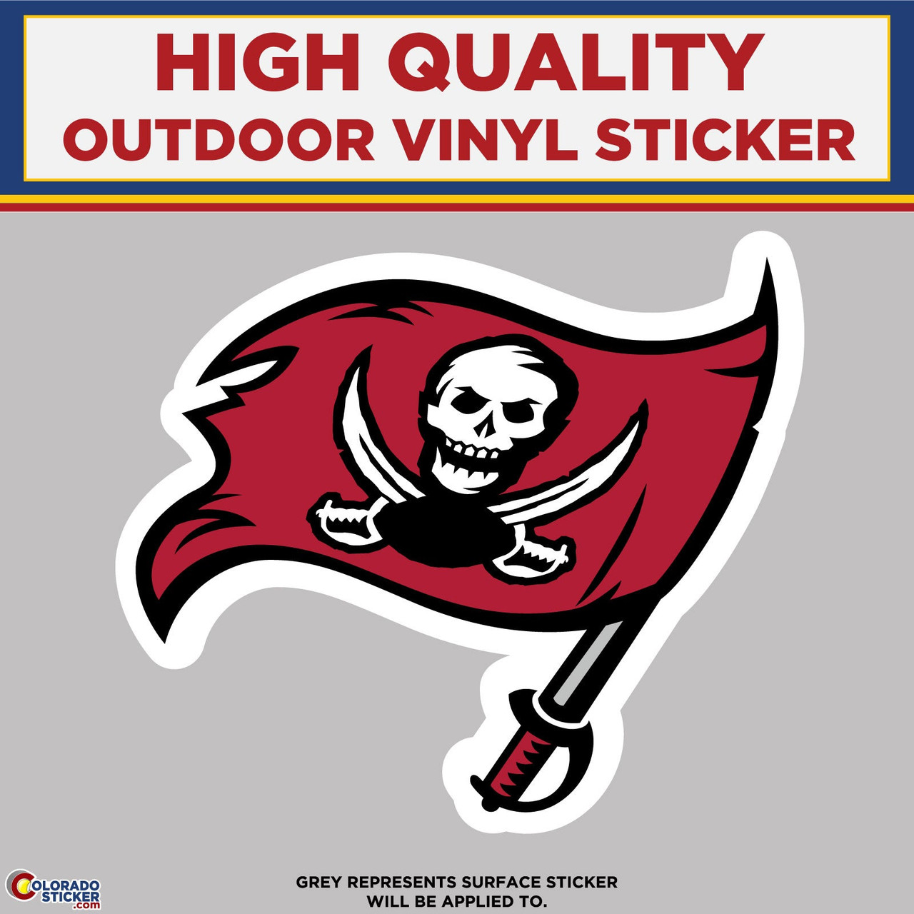 Buccaneers, High Quality Vinyl Stickers