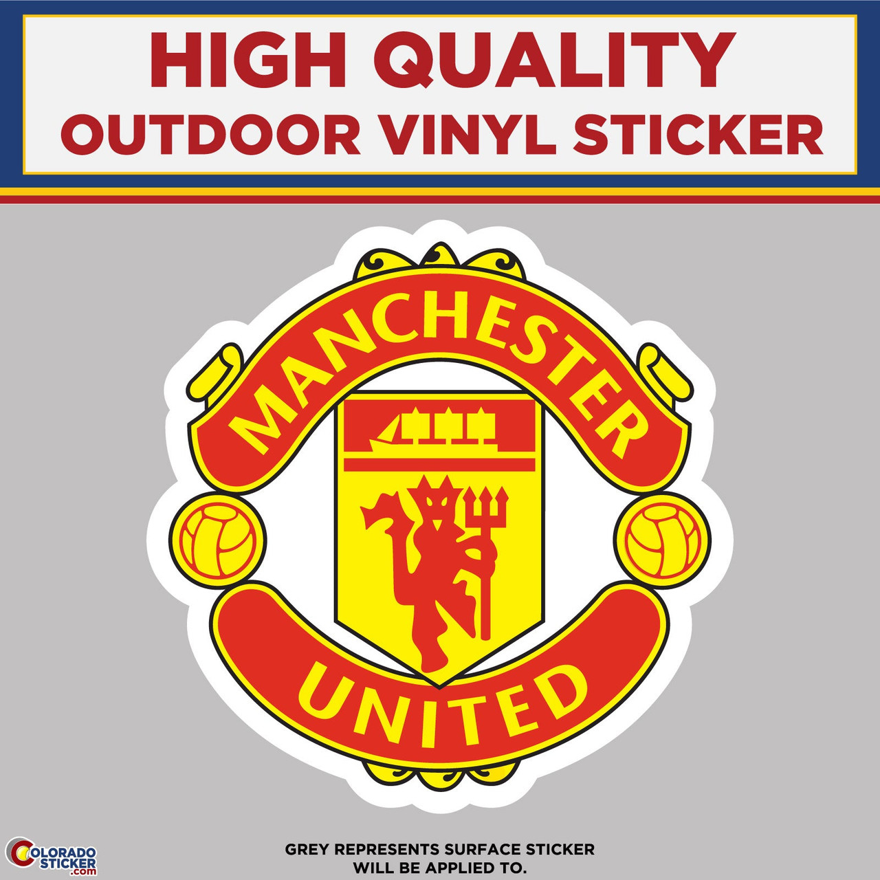 Manchester, High Quality Vinyl Stickers