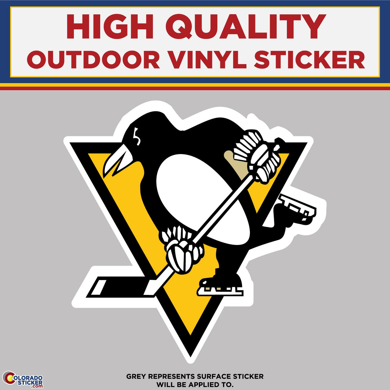 Pittsburgh Penguins, High Quality Vinyl Stickers Perfect for your car ...