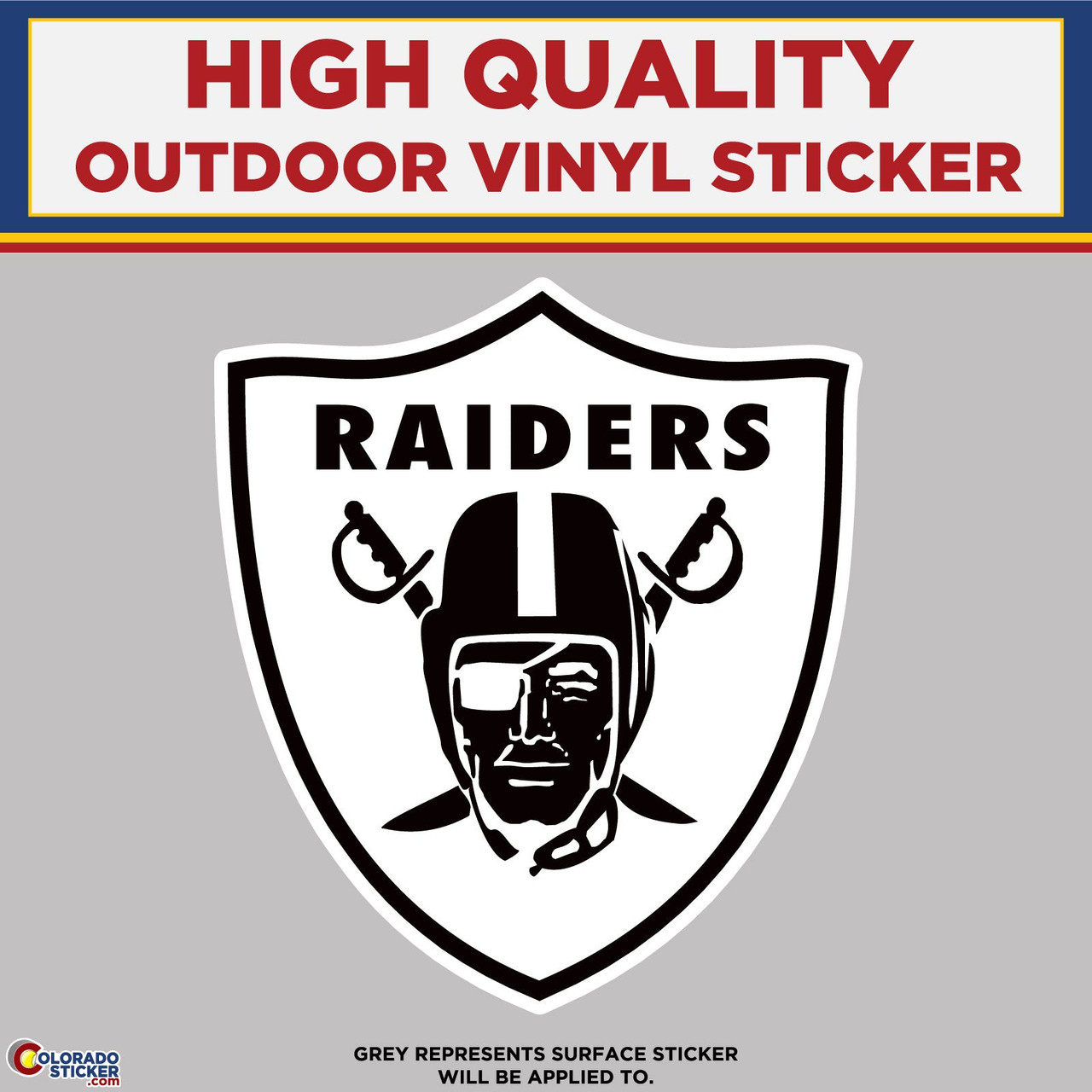 Raiders, High Quality Vinyl Stickers Perfect for your car, window, cup ...