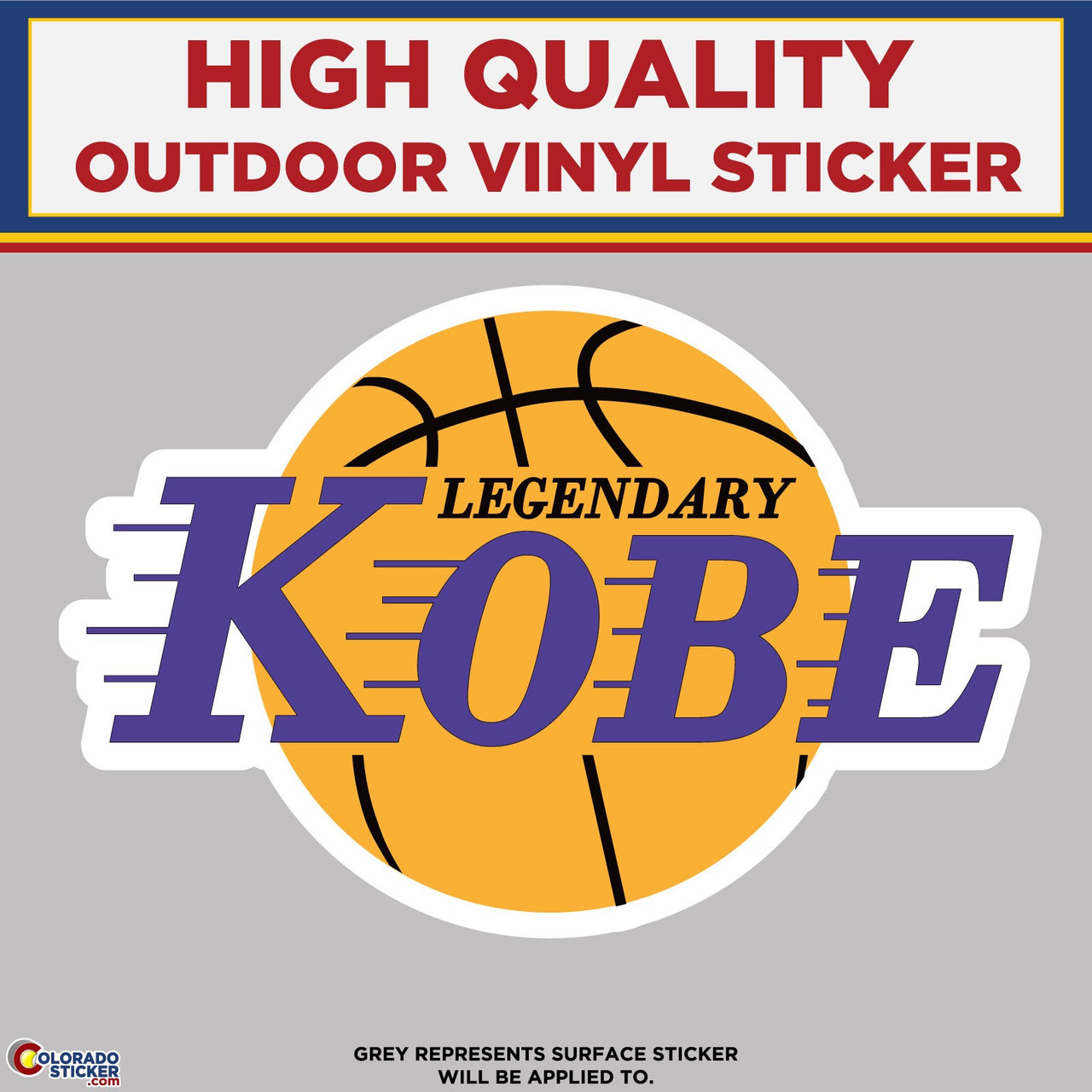 Kobe, Kobe Bryant Lakers, High Quality Vinyl Stickers Perfect for your ...