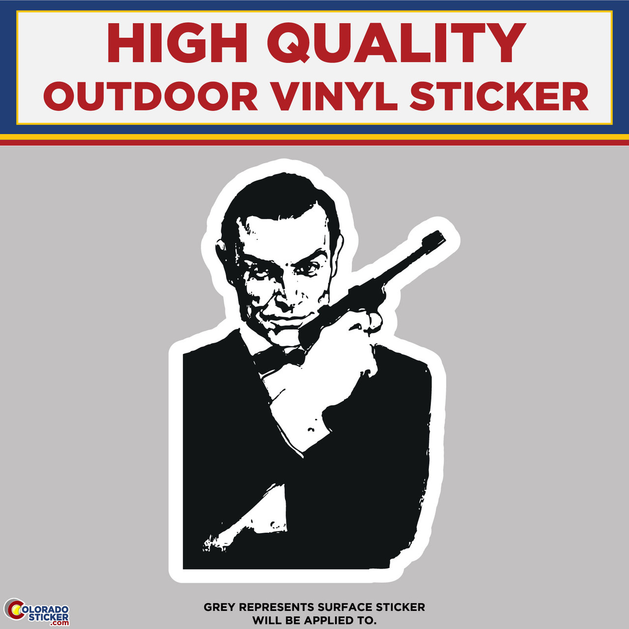 James Bond, High Quality Vinyl Sticker