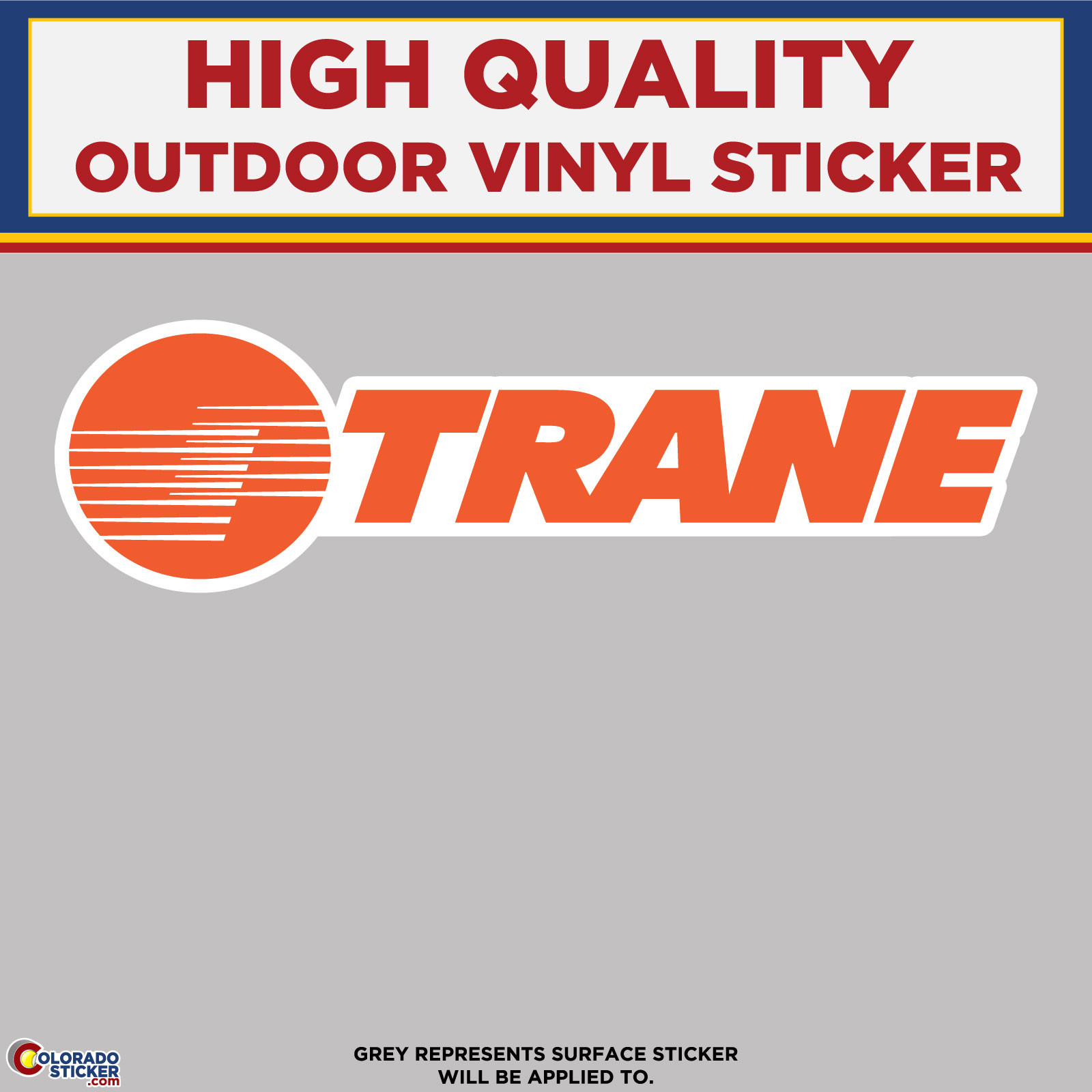 Trane, High Quality Vinyl Stickers Perfect for your car, window, cup ...