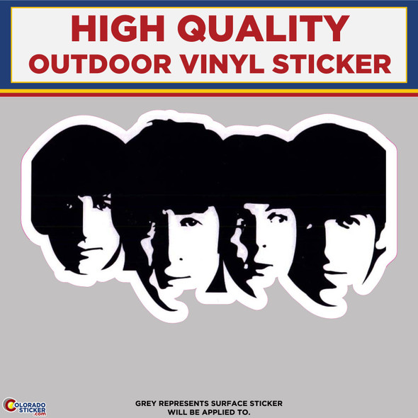 The Beatles, Die Cut High Quality Vinyl Stickers