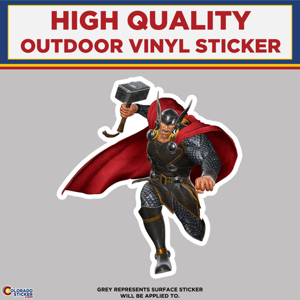 Thor, High Quality Vinyl Stickers Perfect for your car, window, cup ...