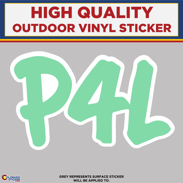 P4L, Pogue for life, High Quality Vinyl Stickers Perfect for your car ...