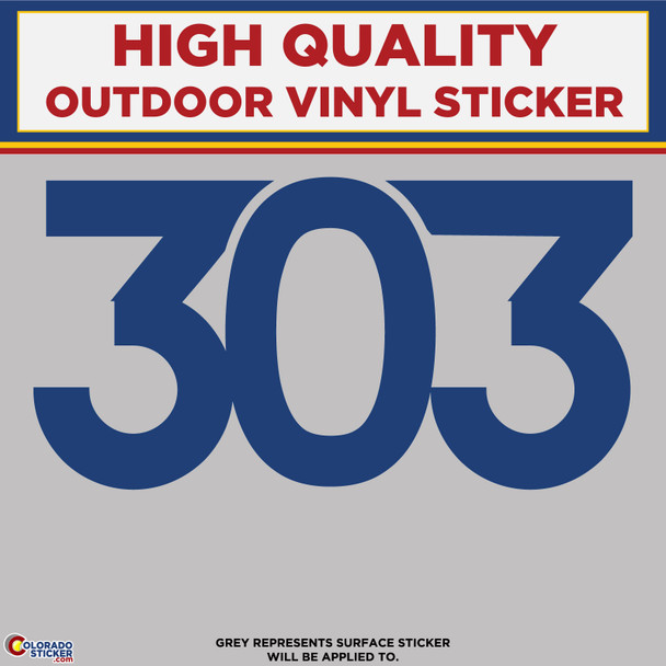 303 Die Cut Vinyl Sticker Decal Perfect for your car, window, cup ...