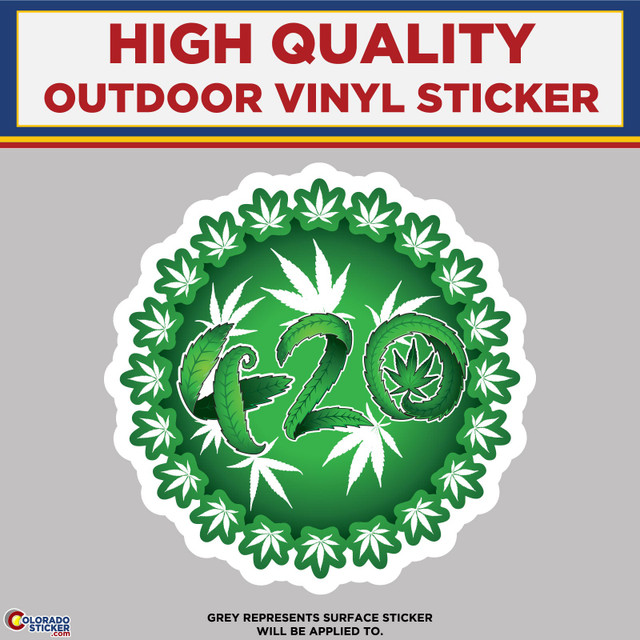 420 Circle Pot Leaf, High Quality Vinyl Stickers Perfect for your car ...