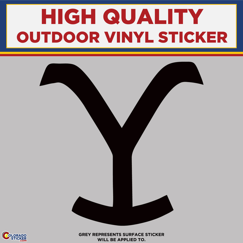 Yellowstone Dutton Ranch, Die Cut Vinyl Sticker Decal Perfect for your ...
