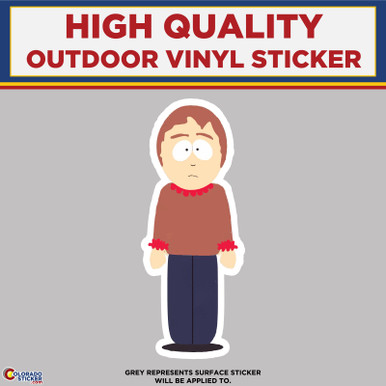 Sharon Marsh Stan's Mom From South Park, High Quality Vinyl Stickers ...