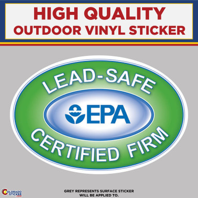 EPA Certified Firm, High Quality Vinyl Sticker Decals
