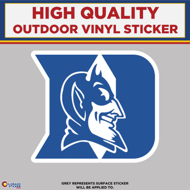Duke University Logo, High Quality Vinyl Stickers Perfect for your car ...