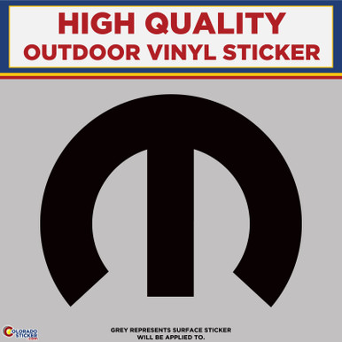 Mopar M, High Quality Vinyl Stickers Perfect for your car, window, cup ...