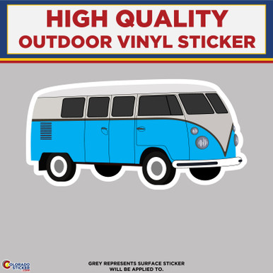 Kombi Mini Bus, High Quality Vinyl Stickers