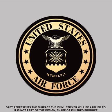 United States Air Force, High Quality Vinyl Stickers Perfect for your ...