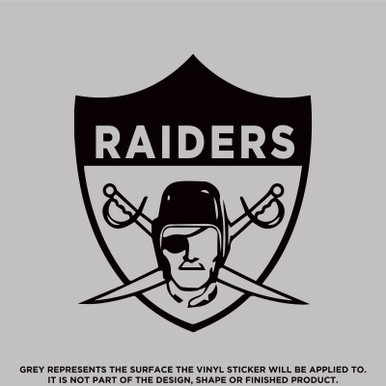 Las Vegas Raiders With Skyline, High Quality Vinyl Stickers Perfect for ...