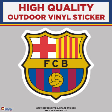 Barcelona Football Club, High Quality Vinyl Stickers Perfect for your ...