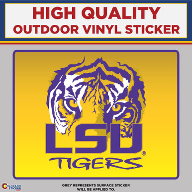 Louisiana State University Tigers LSU, High Quality Vinyl Stickers ...