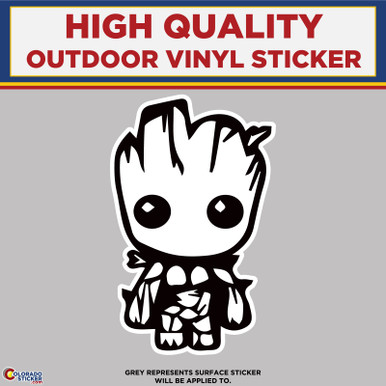 Groot Guardians of the Galaxy, High Quality Vinyl Stickers Perfect for ...