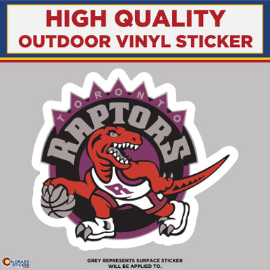 Toronto Raptors Dino, High Quality Vinyl Stickers Perfect for your car ...