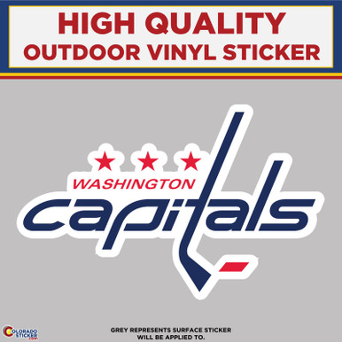 Washington Capitals, High Quality Vinyl Stickers Perfect for your car ...