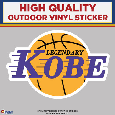 Kobe, Kobe Bryant Lakers, High Quality Vinyl Stickers