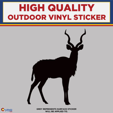 Antelope, Die Cut High Quality Vinyl Stickers
