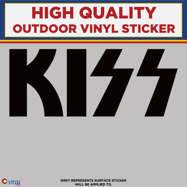 KISS, Die Cut, High Quality Vinyl Stickers Perfect for your car, window ...