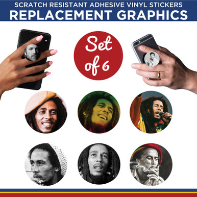 Bob Marley Phone Holder Replacement Graphic Vinyl Stickers Perfect for ...