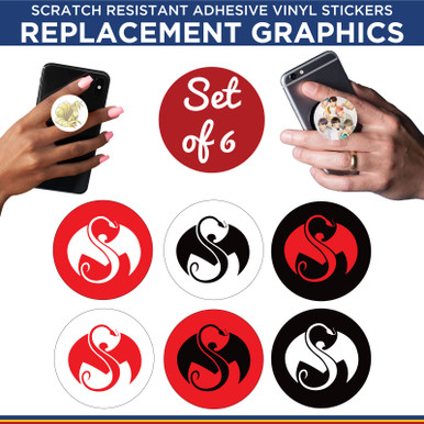 Strange Music Phone Holder Replacement Graphic Vinyl Stickers Perfect ...