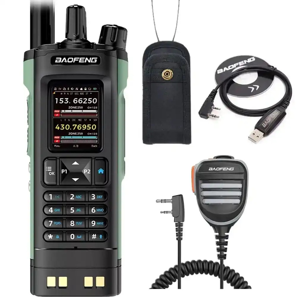 Baofeng DM-32 DMR Walkie Talkie | 10W GPS APRS | Waterproof Speaker Mic ...
