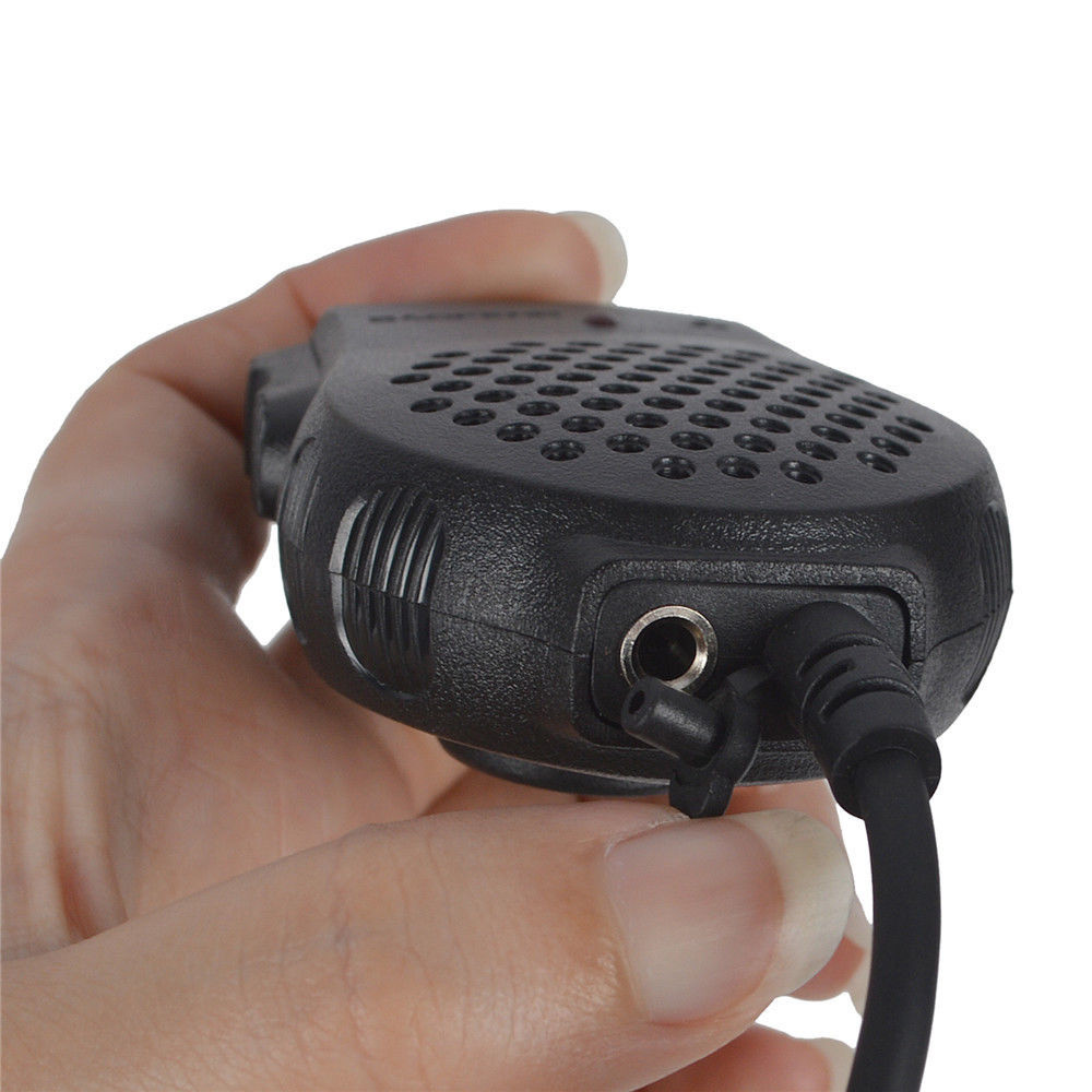 Portable Baofeng Mini Dual PTT Speaker Mic for UV-82/UV-82L/GT-5 Walkie ...