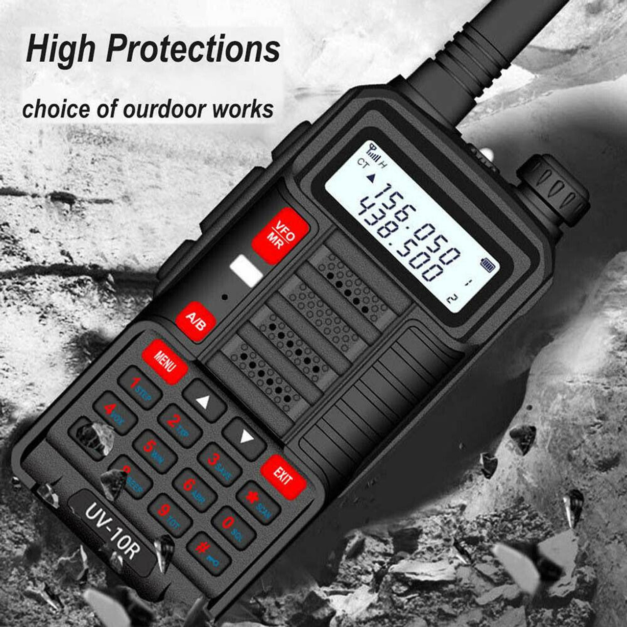 BAOFENG UV-10R 10W Dual Band High Power Walkie Talkies Two Way Radio