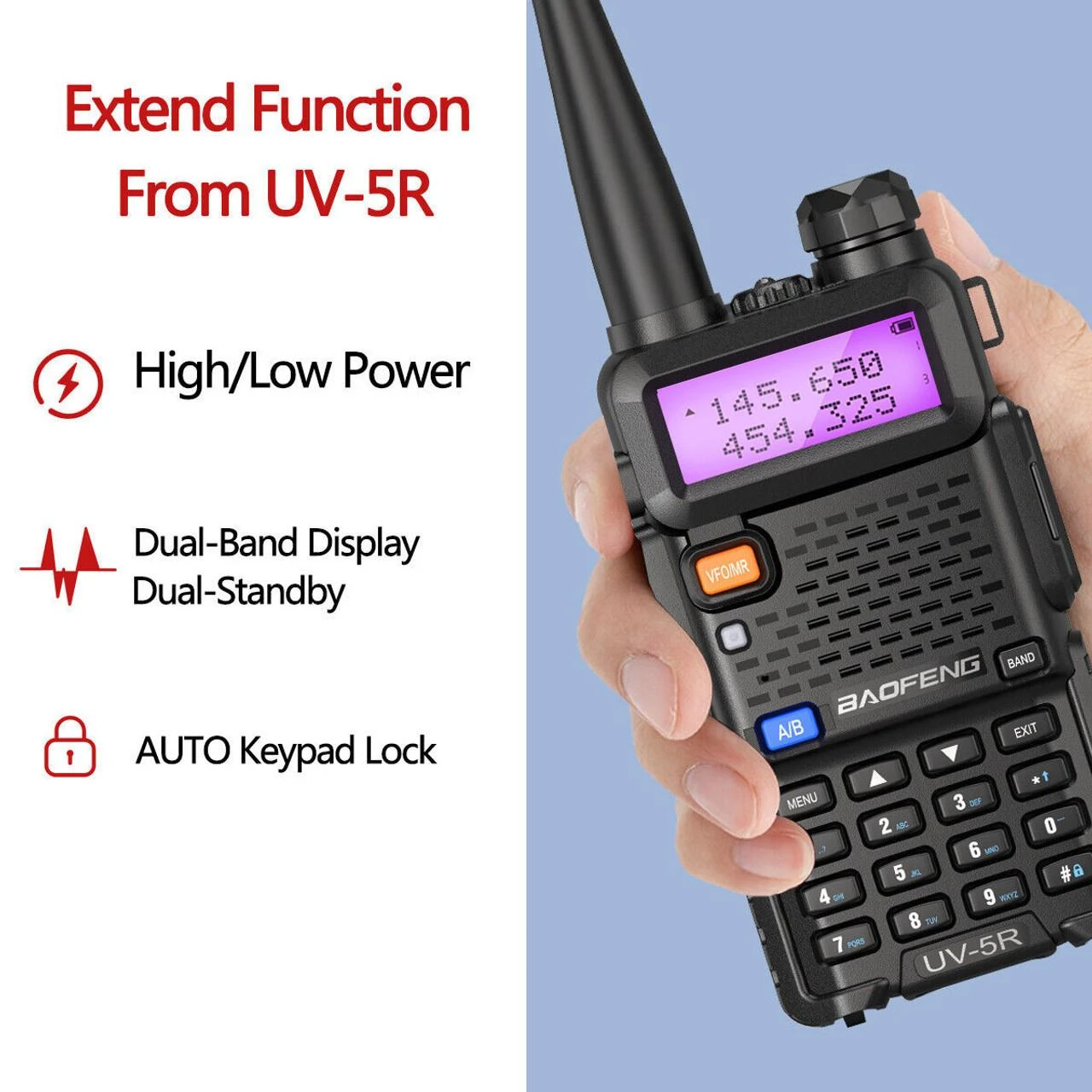 Baofeng UV-5R Dual Band Ham Radio | High-Power Walkie Talkie UK