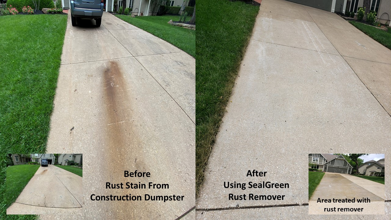 Rust Remover for Concrete Stone and Masonry Surfaces - Singerman ...