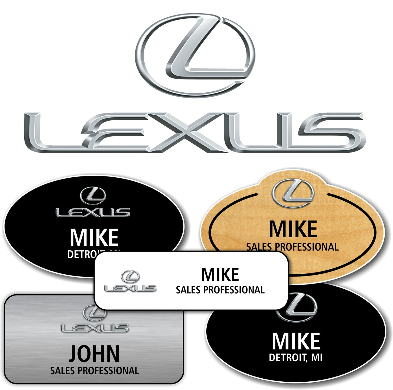 Lexus Name Badges - Lexus Name Badges