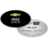 Chevrolet Oval Business Card - Oval Cards