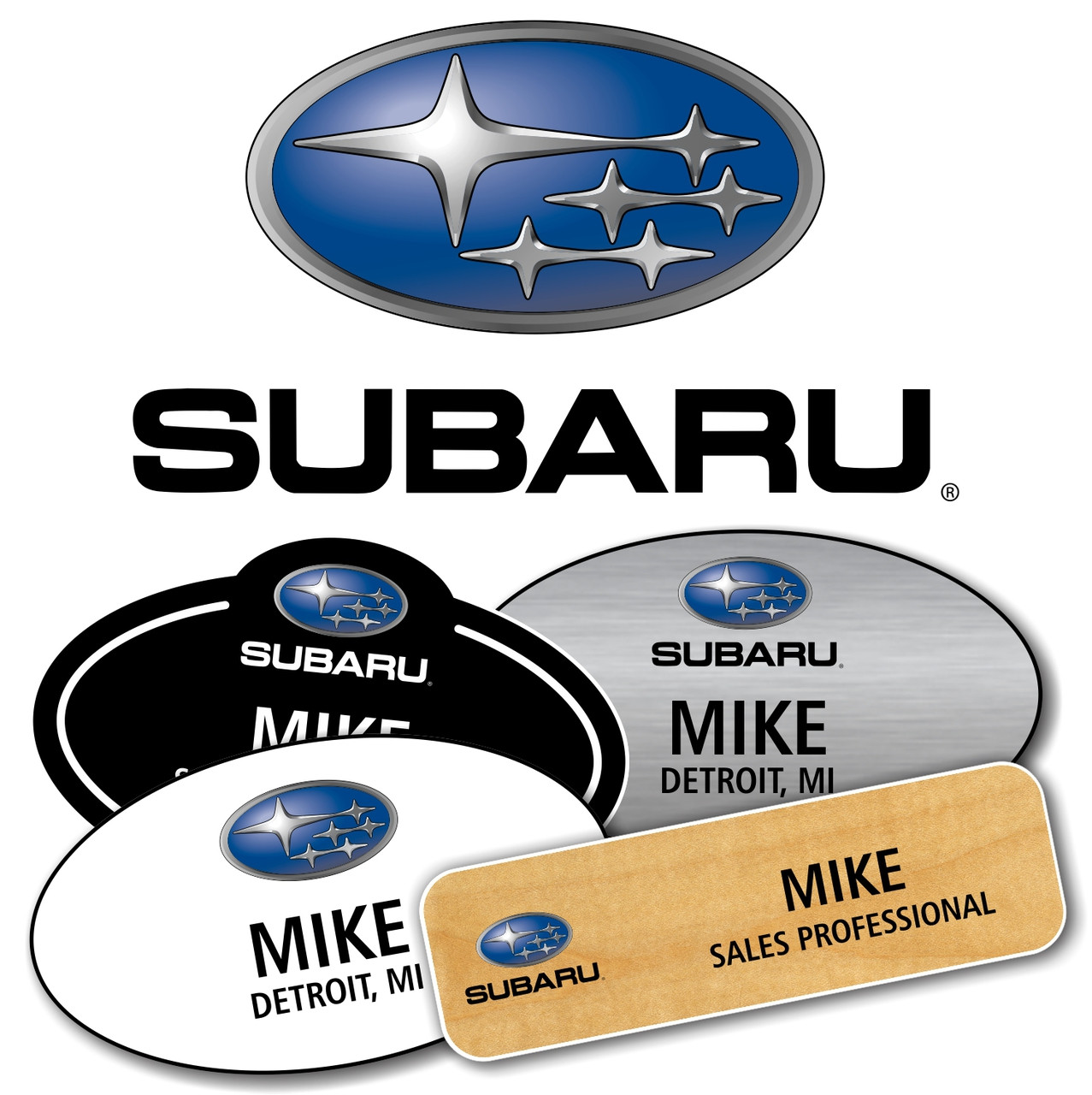 Subaru Name Badge - Subaru Name Badge