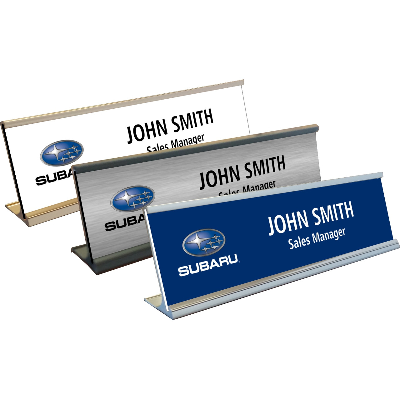 Subaru Name Plates with Optional Holder