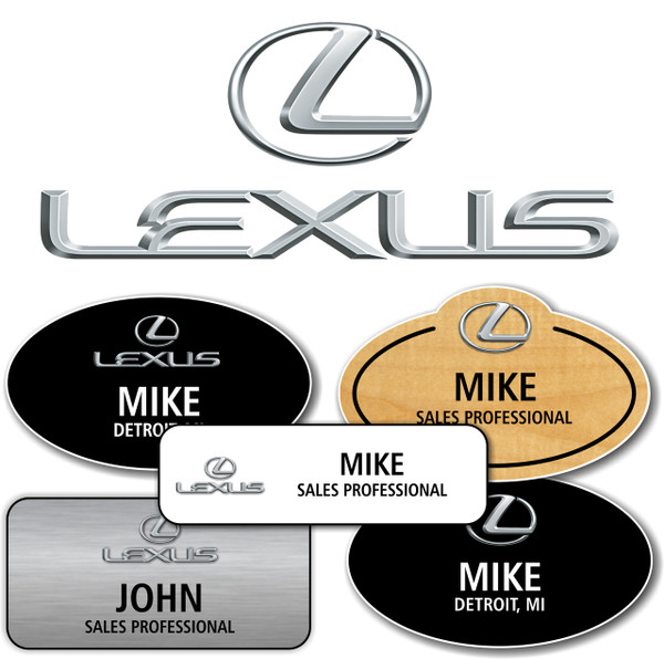 Lexus Name Badges - Lexus Name Badges