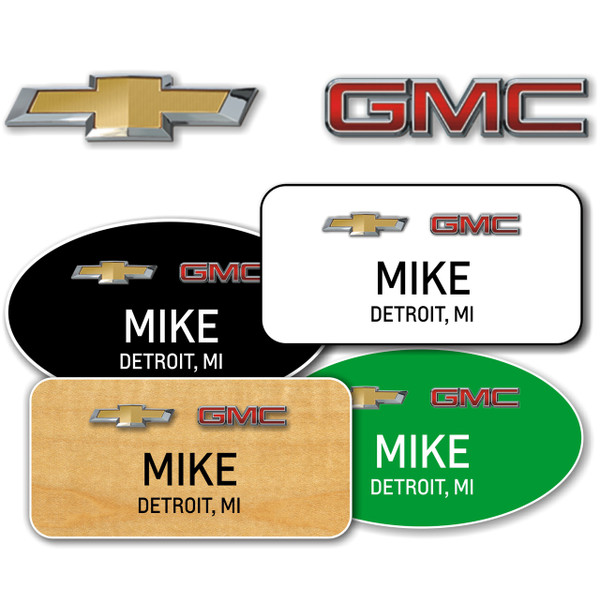 Chevrolet GMC Name Badges - Chevrolet GMC Name Badges
