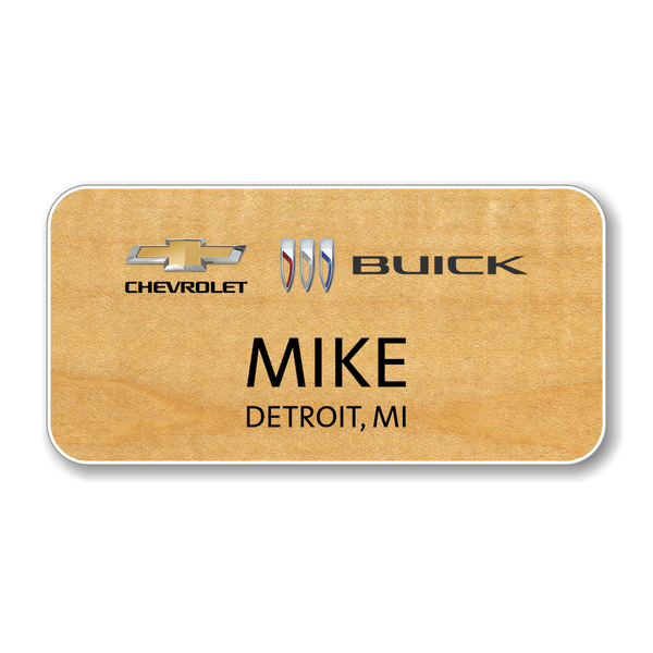 Chevrolet Buick Name Badge
